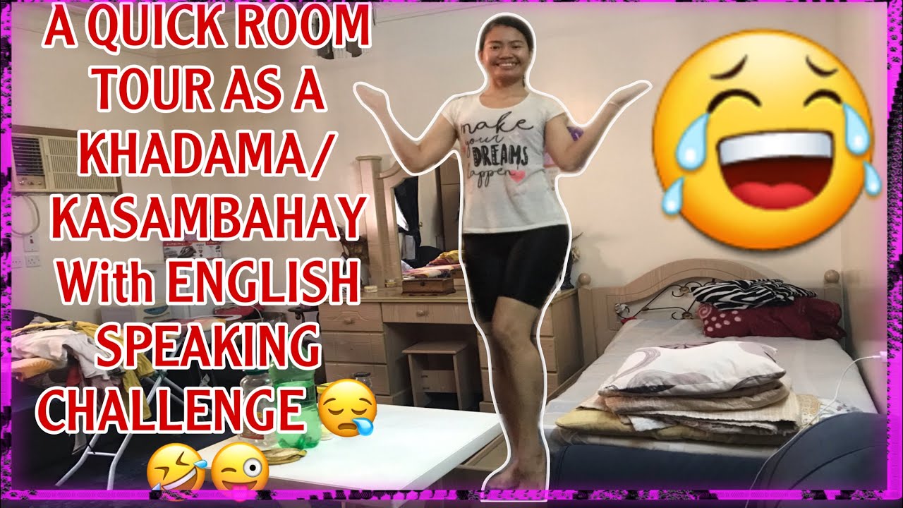 A QUICK ROOM TOUR AS A KASAMBAHAY/KHADAMA with ENGLISH SPEAKING ...
