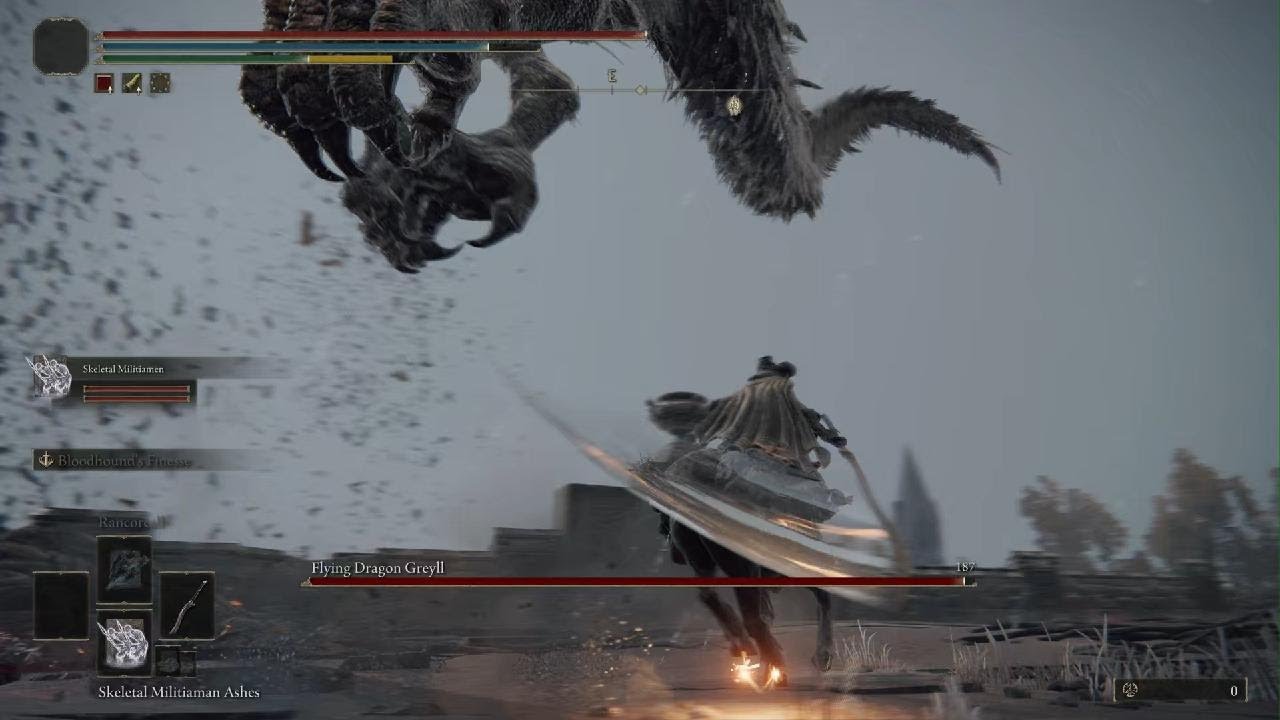 ELDEN RING - Flying Dragon Greyll # Boss 7 - YouTube