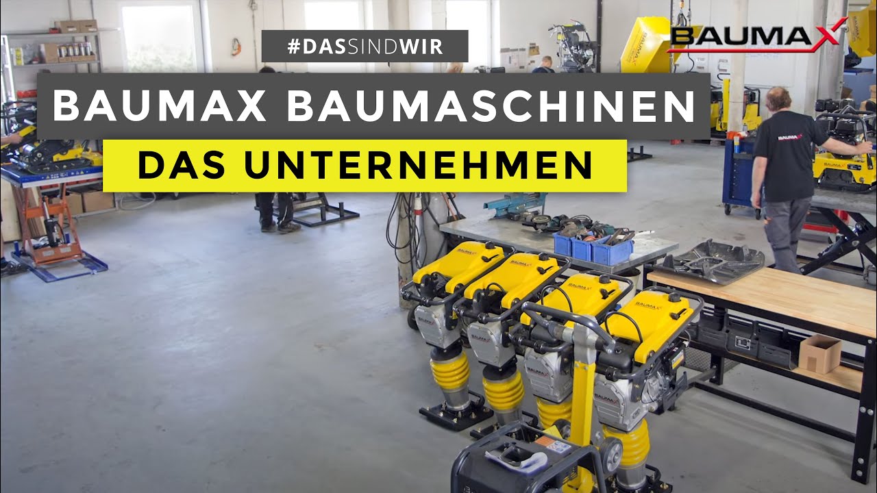 BAUMAX Baumaschinen – Das Unternehmen - YouTube