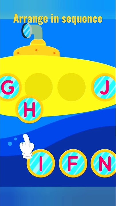 Arrange The Letters in Sequence #shorts #abcd #games #ytshorts - YouTube