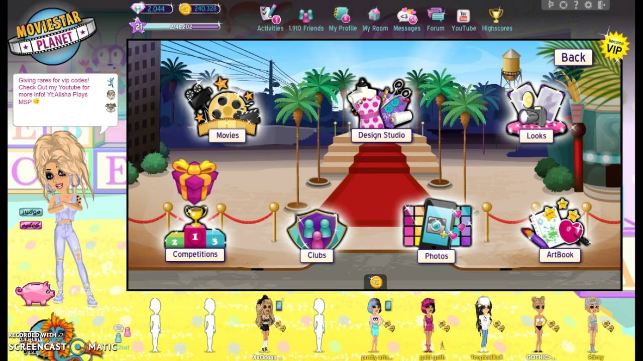 Msp rare giveaway for VIP codes//♥Alisha♥//Uk MSP - YouTube