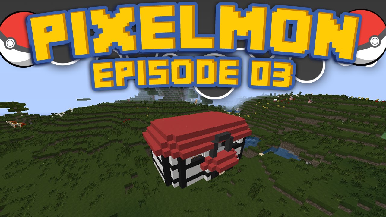 Pixelmon SP Lets Play Part 3 - Pokemon Centre! - YouTube