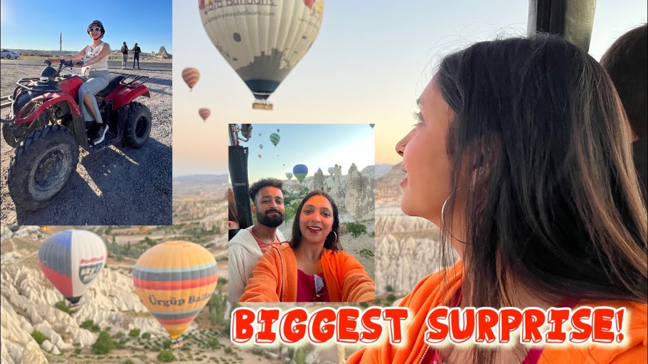 Biggest surprise of my life | Hot air balloon | ATV ride | 2nd dayin ...