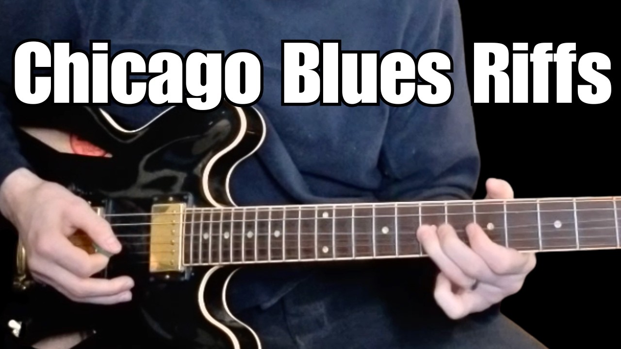 5 Chicago Blues Riffs everyone should know... a guitar lesson - YouTube