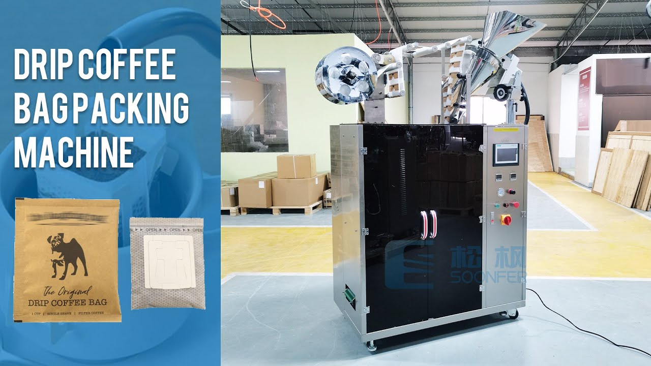 Drip Coffee Bag Packing Machine Coffee Packaging Machine - YouTube