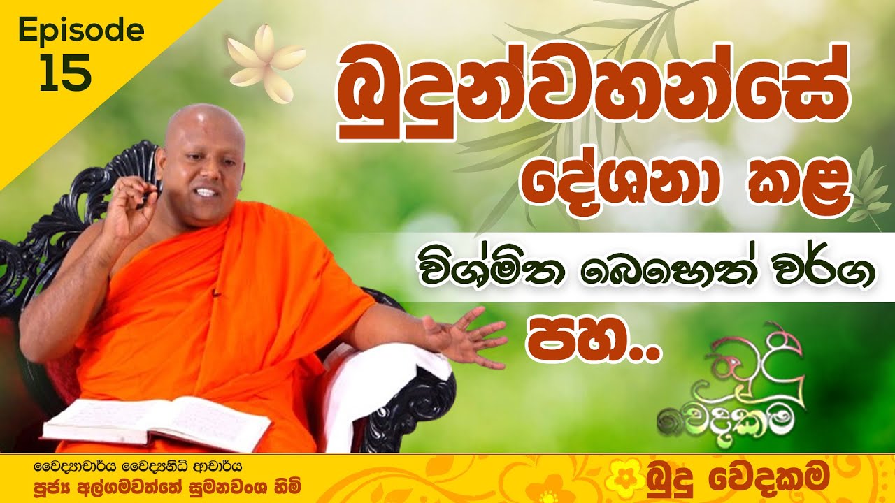 බුදුන්වහන්සේ දේශනා කළ විශ්මිත බෙහෙත් වර්ග පහ | BUDU WEDAKAMA | EPISODE ...