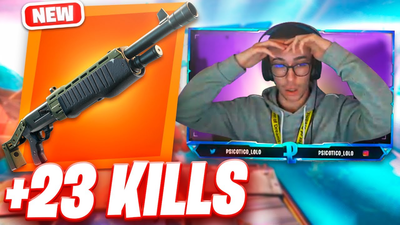 VUELVE la SPAS a FORTNITE y hago MÁS de 23 KILLS - YouTube