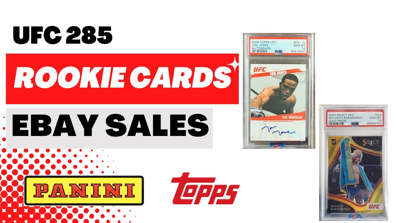 Jon Jones Rookie + Shavkat GOLD!! UFC 285 Sports Cards! - YouTube