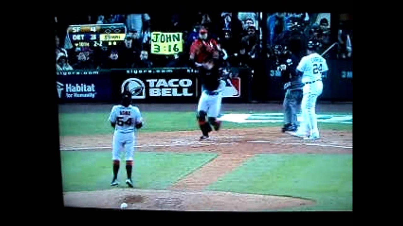 2012 World Series Baseball Final Out! - YouTube