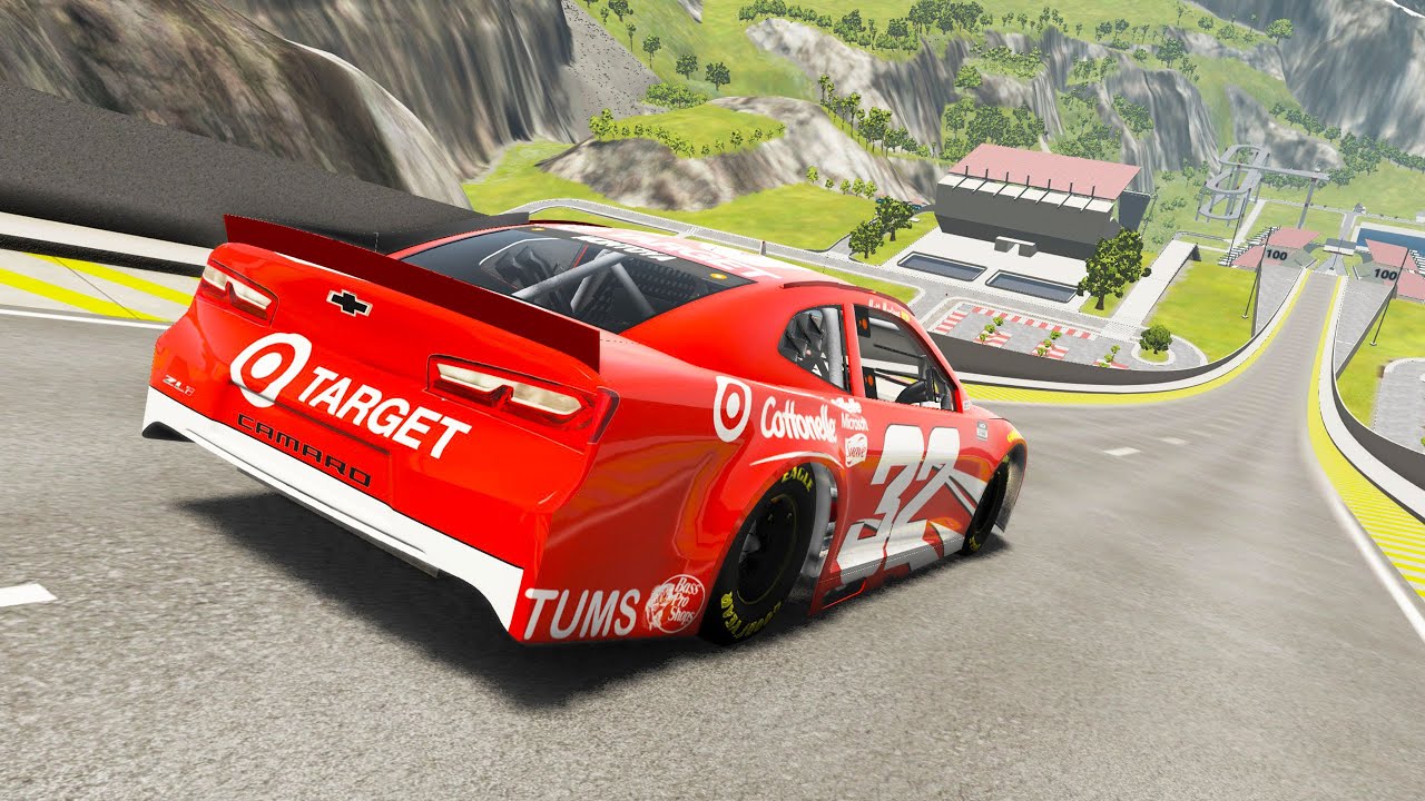 GEN 6 NASCAR STOCK CAR - CAR SKI JUMP - BeamNG Drive Mods #18 | Radex ...