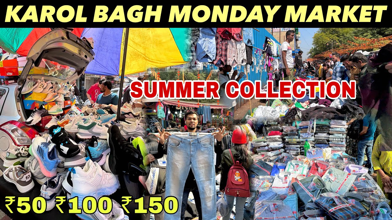 Karol Bagh Monday Market 2024 | Karol Bagh Market Summer Collection ...