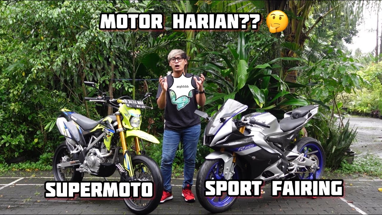 MOTOR HARIAN? SPORT FAIRING ATAU SUPERMOTO? - OtomoTalk - YouTube
