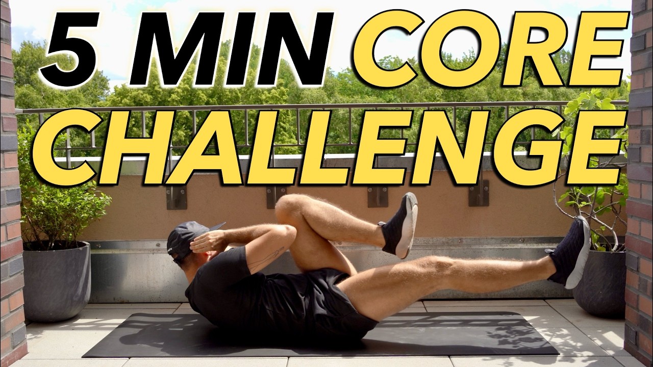 7 DAY CHALLENGE 5 MINUTE CORE WORKOUT TO LOSE BELLY FAT - YouTube