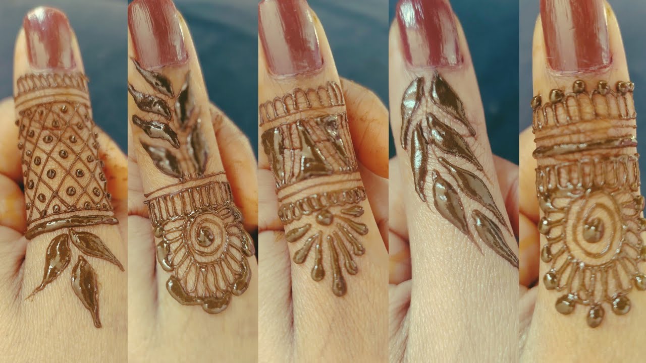 Beautiful Thumb Designs || Easy Thumb Designs || Part -1 - YouTube