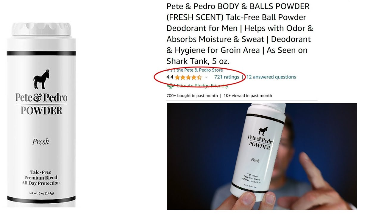 Pete & Pedro Body Powder Review - YouTube