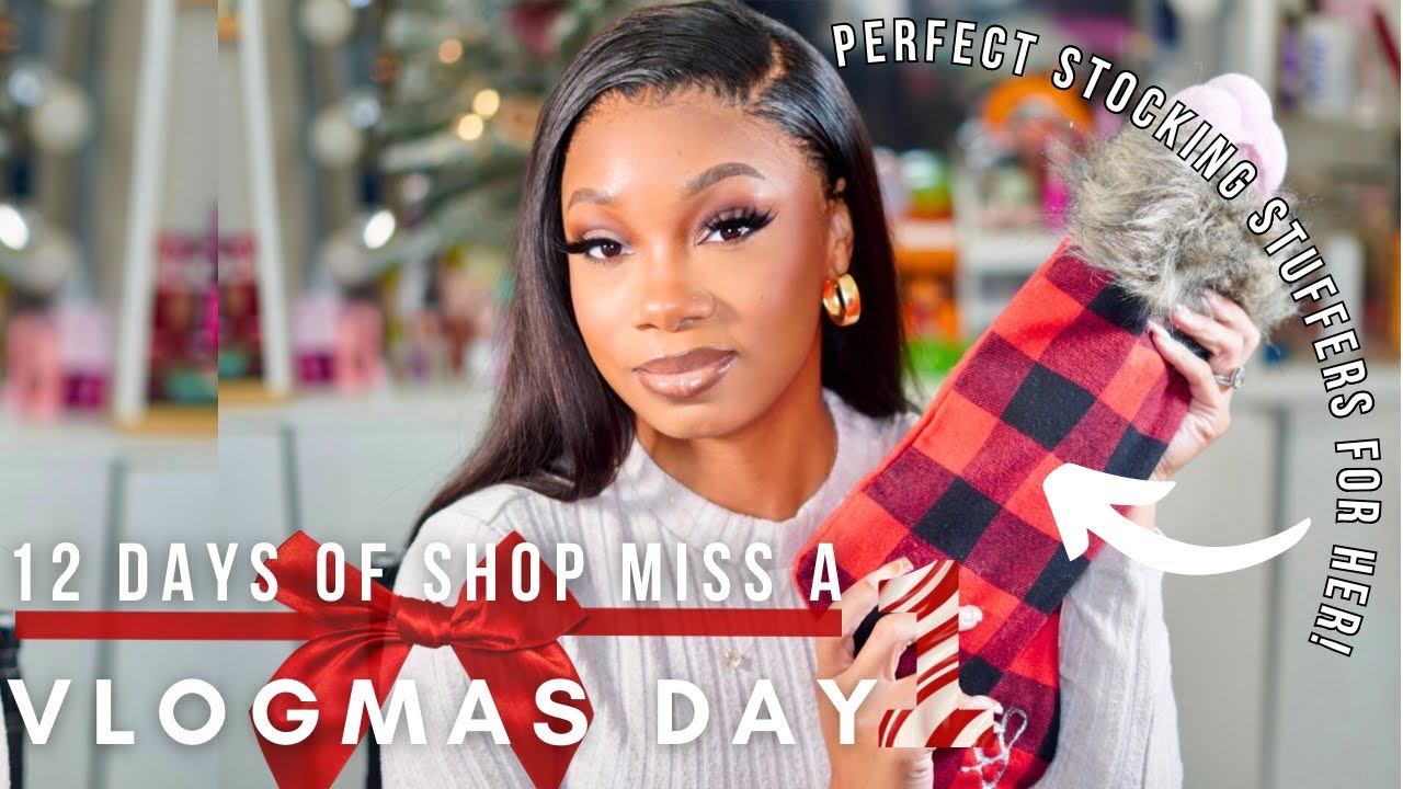 Best Stocking Stuffers With Shop Miss A | Imani E. Vlogmas - YouTube