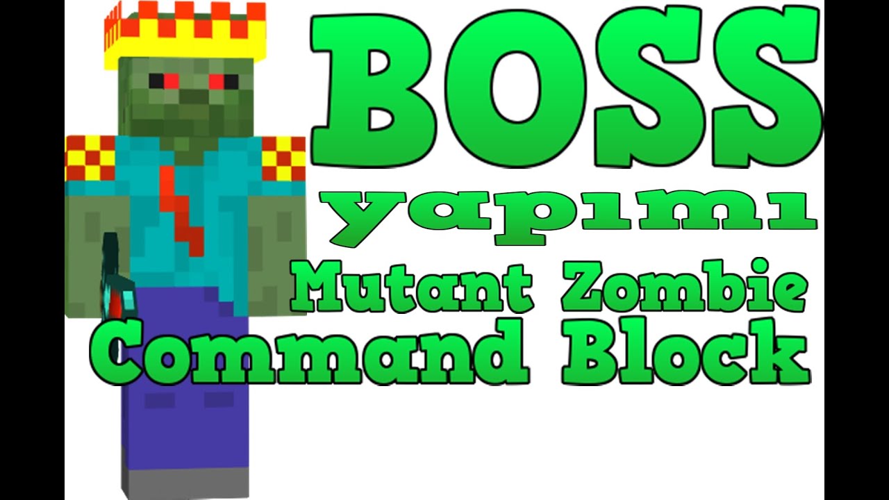 Minecraft BOSS Yapımı - Command Block İle Boss Nasıl Yapılır ? - YouTube
