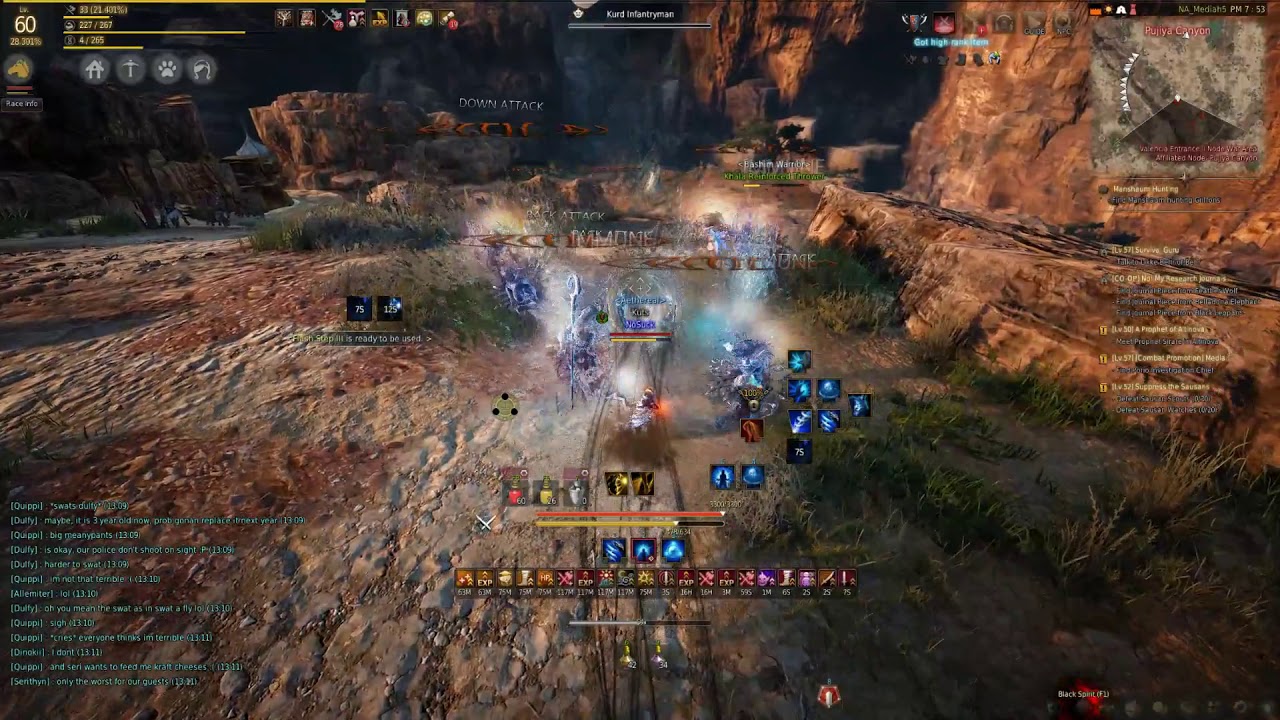 BDO NA - 60 Awakened Mystic grinding bashims - YouTube