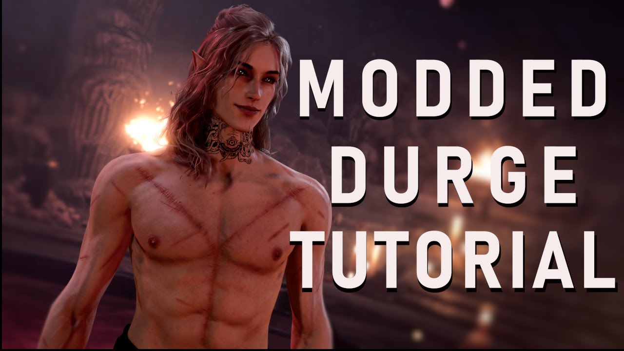Modded Male Dark Urge Character Creation Tutorial | Baldur's Gate 3 ...