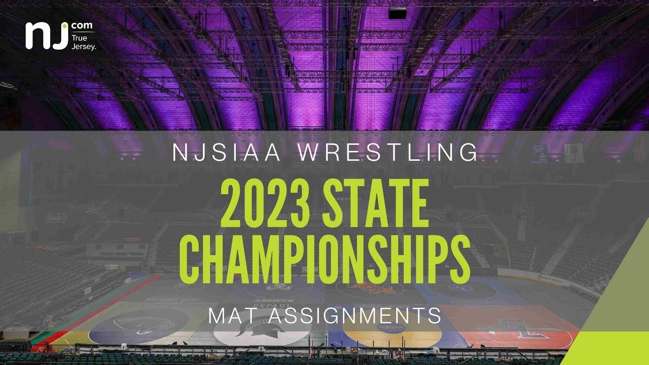 Thursday mat assignments at 2023 NJSIAA State Tournament - YouTube