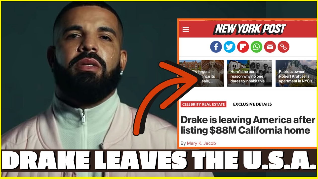 Drake LEAVES AMERICA | SOLD All USA Homes 🇺🇸 | Sent Son To France w ...