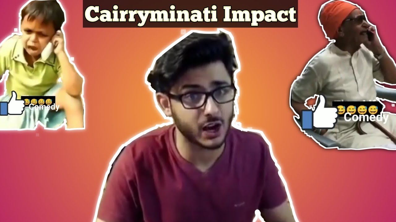 Cairryminati Video Is Impact On Child & Old Man🤜//Rost On Cairryminati👍 ...