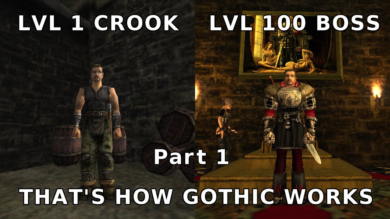 Zero To Nameless Hero: Gothic I Part 1 - The Male Fantasy. - YouTube