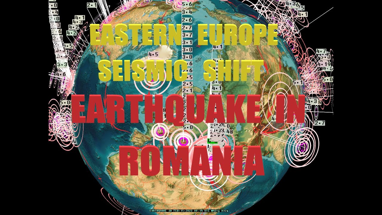 2/14/2023 -- Large M6.0 (M5.6 USGS) Earthquake in Romania -- Seismic ...