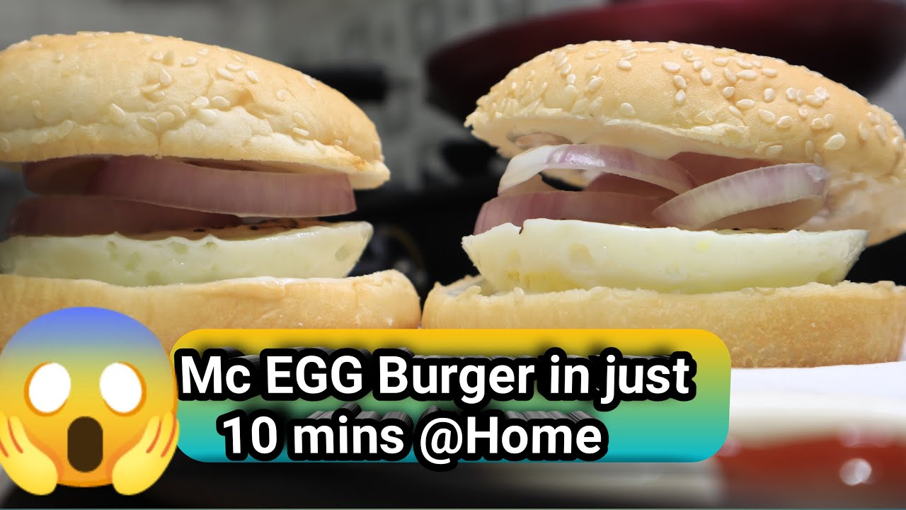 MC Egg Indian version recipe | MCDONALD'S EGG BURGER @ Home simple ...