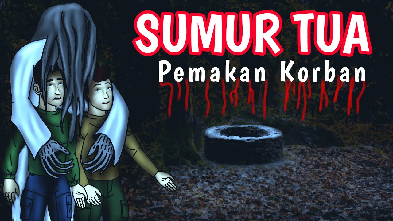Kartun Hantu Seram Terbaru | Sumur Tua | Kartun horor - YouTube