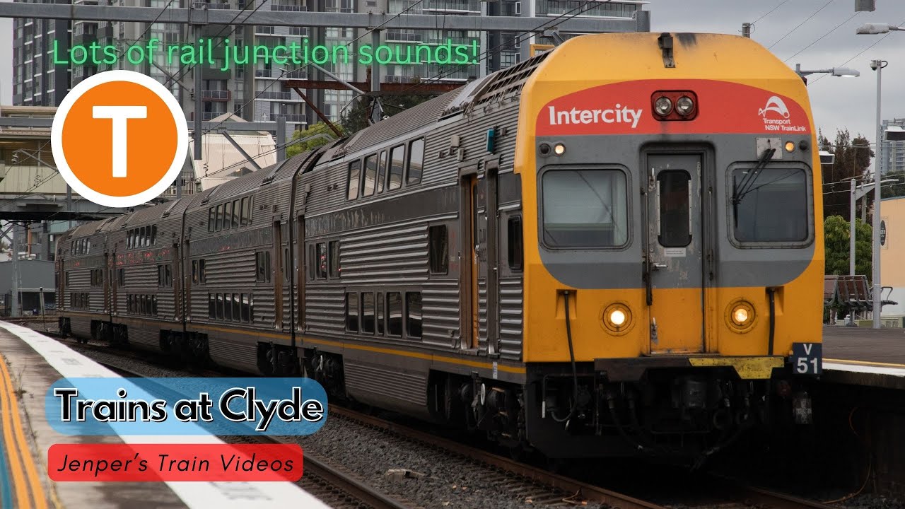 Sydney Trains Video 148 - Trains at Clyde - YouTube