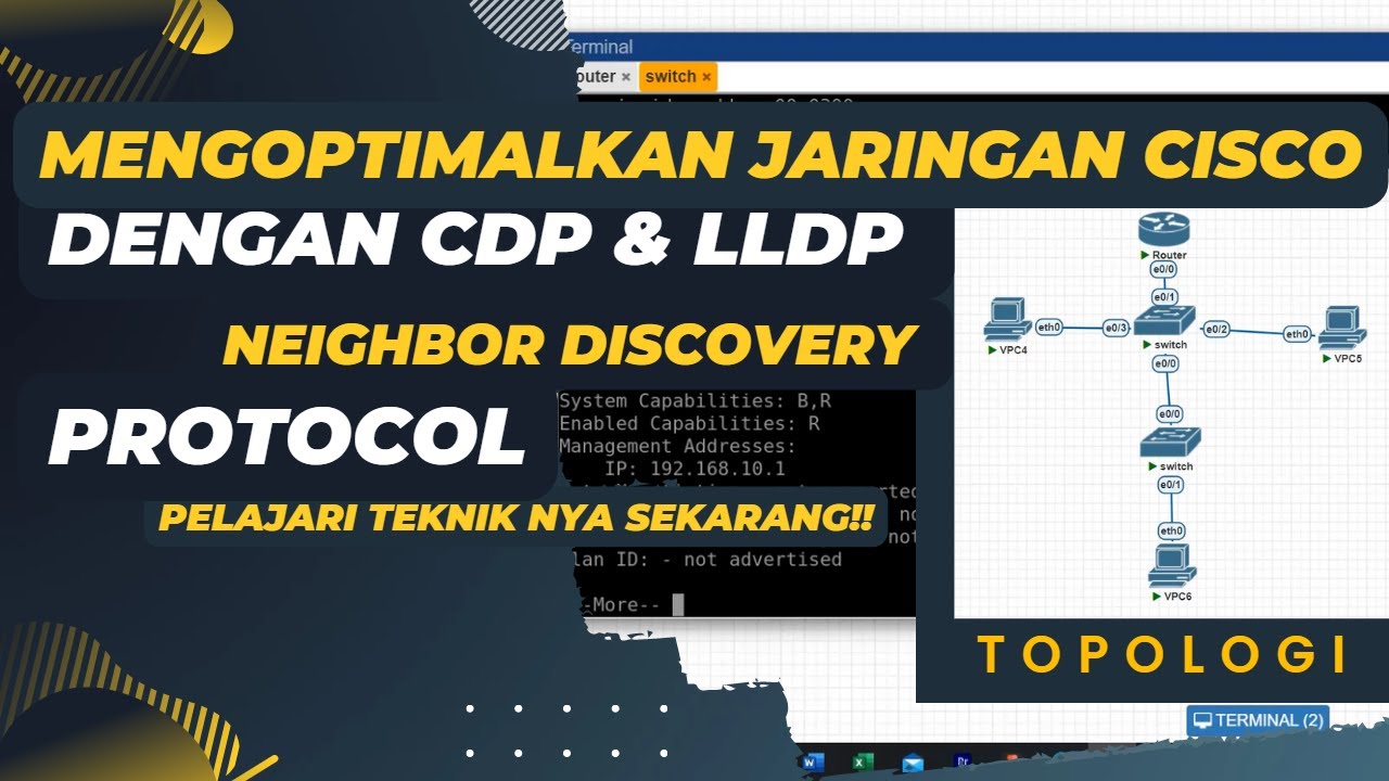 Mengetahui informasi perangkat yang terhubung pada Cisco menggunakan Neighbor discovery cdp ...