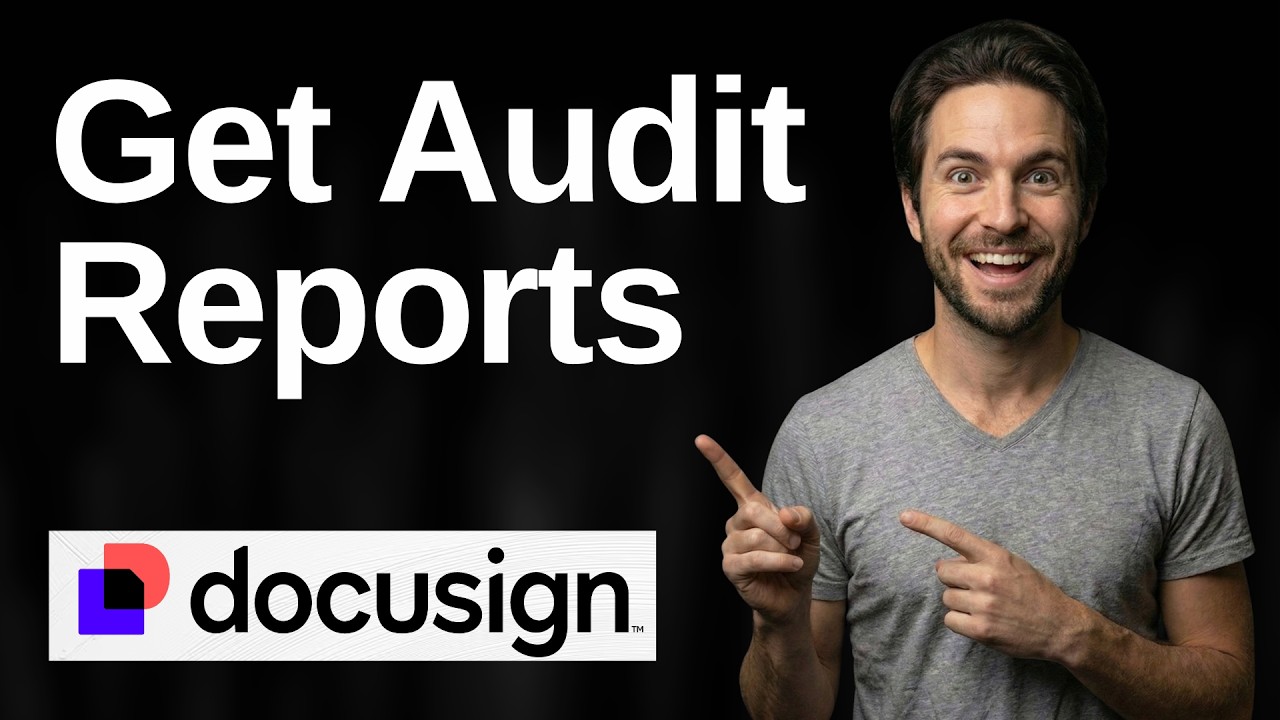 How To Get Audit Reports On DocuSign (2026 Easy Guide) - YouTube