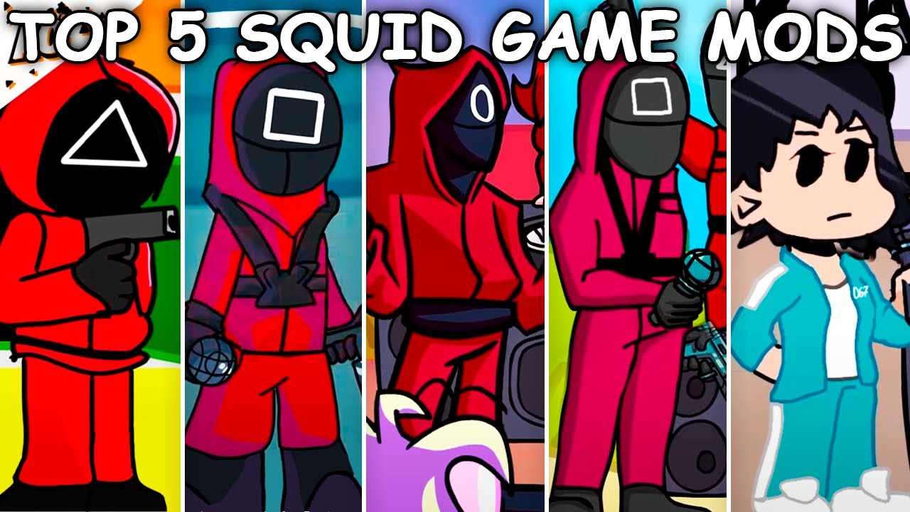 Top 5 Squid Game Mods - Friday Night Funkin’ - YouTube
