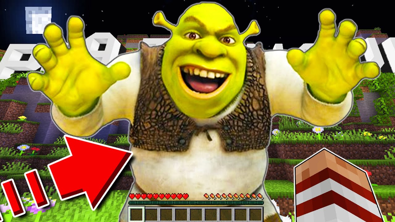 APARECE SHREK EN MINECRAFT - YouTube