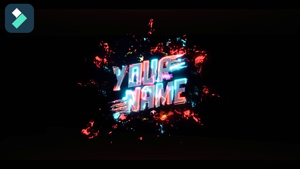 Energetic Neon Logo Reveal || Free - Filmora Tutorial - YouTube
