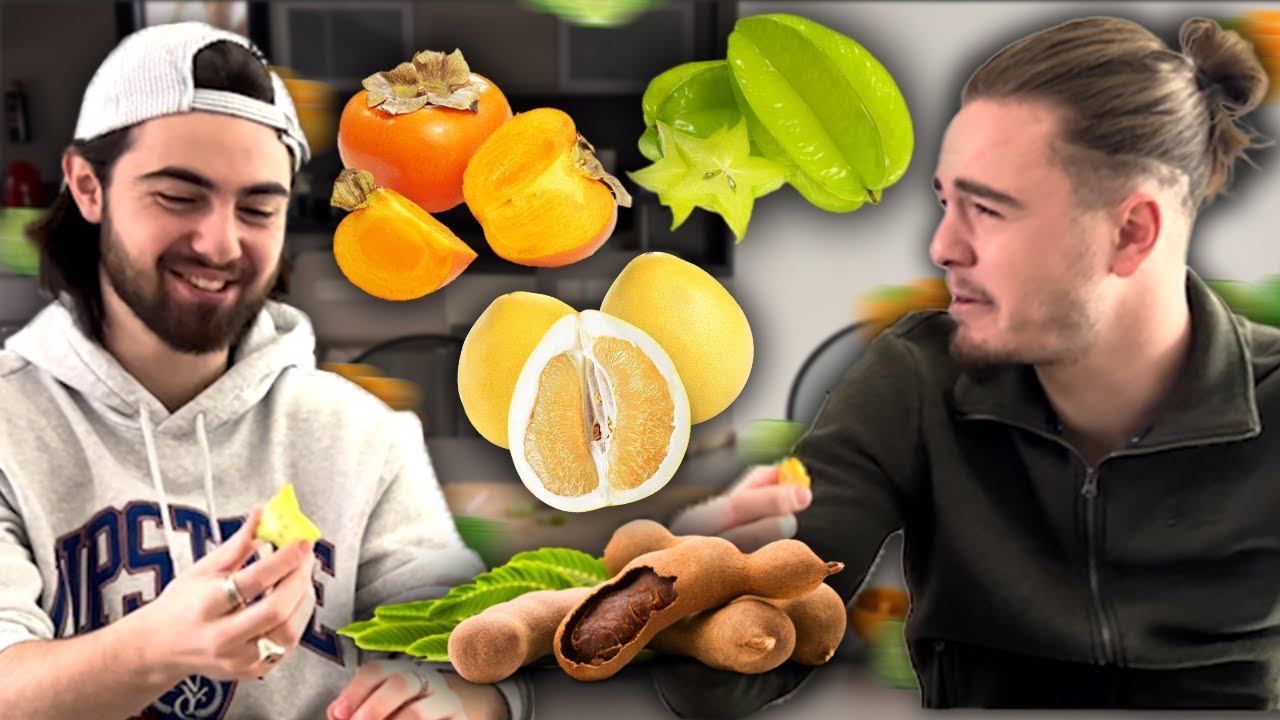 JE DEGUSTE 9 FRUITS VRAIMENT CHELOU (feat. mon frère) - YouTube