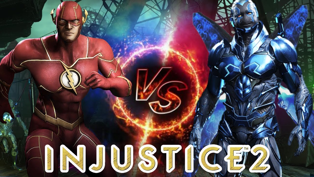 Injustice II Flash vs Blue Beetle Games Channel - YouTube