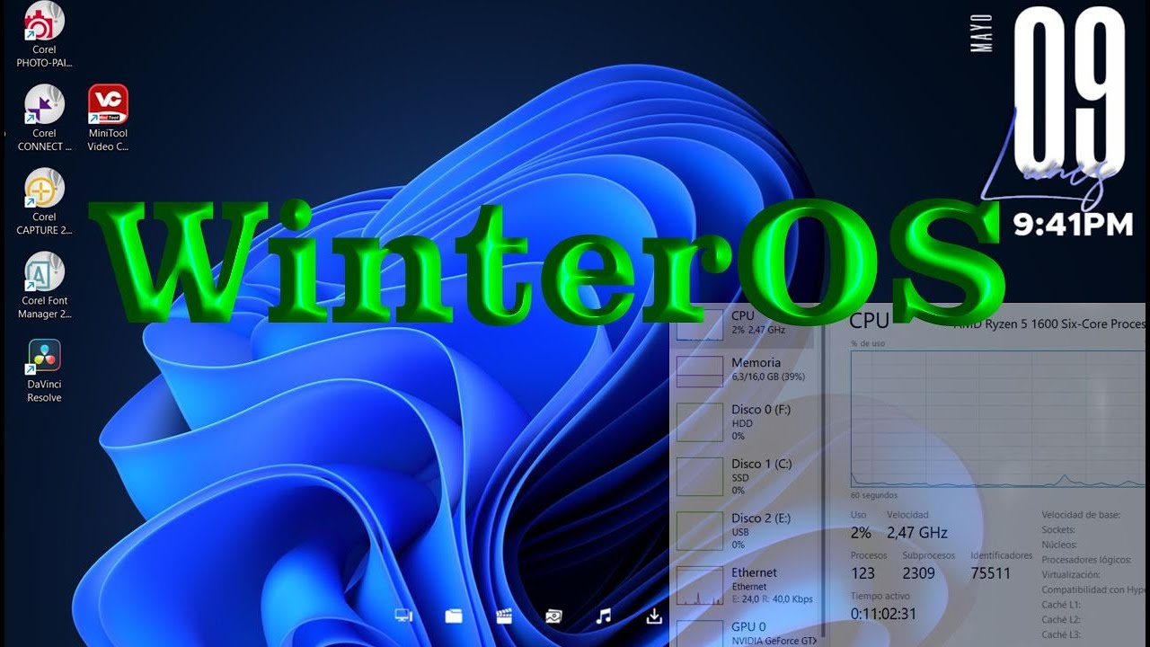 Instalando WinterOS 11 Especialmente Optimizado para Juegos - YouTube