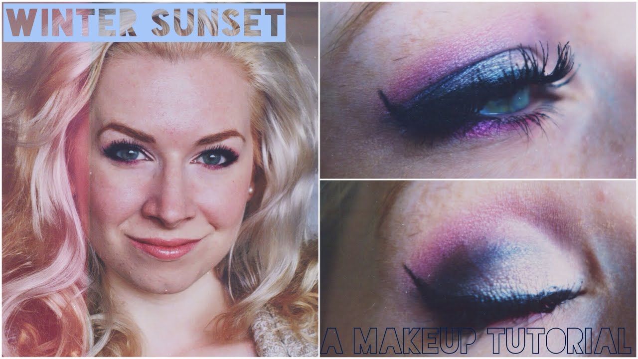 Winter Sunset ☼ A Makeup Tutorial - YouTube