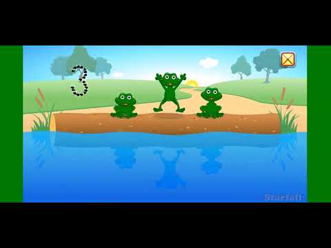 5 Little Speckled Frogs Starfall - YouTube