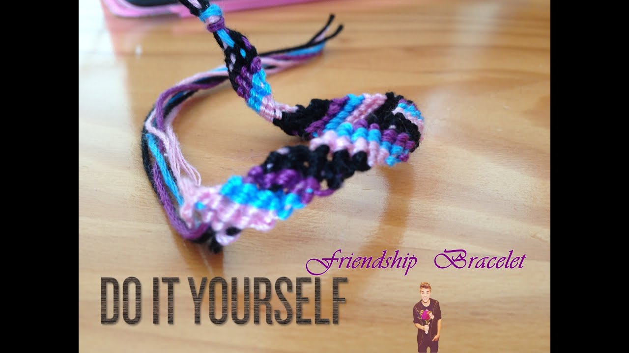 Friendship Bracelet - Tutorial - DIY - YouTube