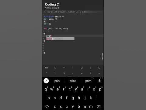 print natural number in c language program - YouTube