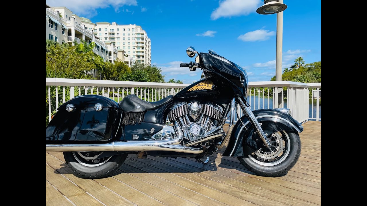 2018 Indian Chieftain bagger 30k miles amazing deal - YouTube