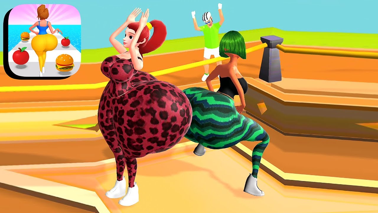 Butt Clash Gameplay 👩‍🦰🌈💃 All Levels 22-24 - YouTube