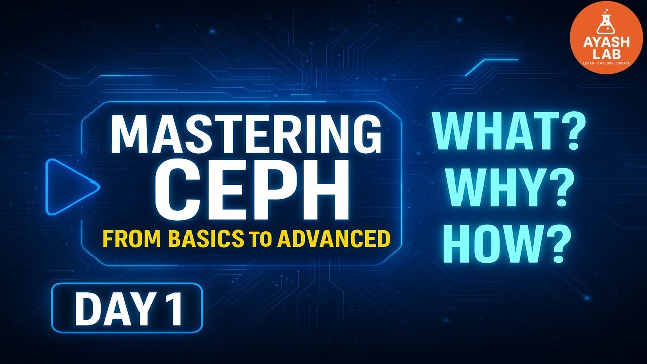 Mastering Ceph – Day 1: What, Why & How Ceph Works - YouTube