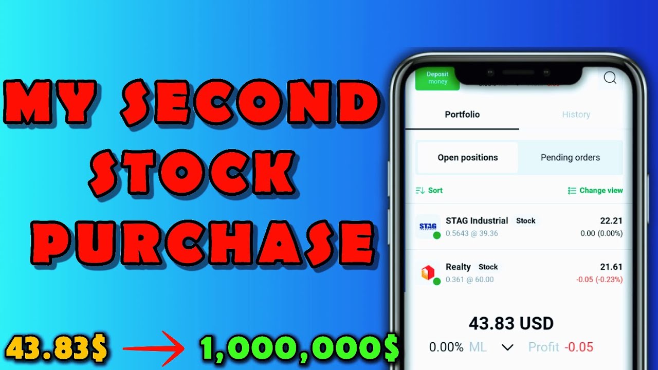 My Second Stock Purchase | Road to 1,000,000$ Portfolio EP. 2 - YouTube