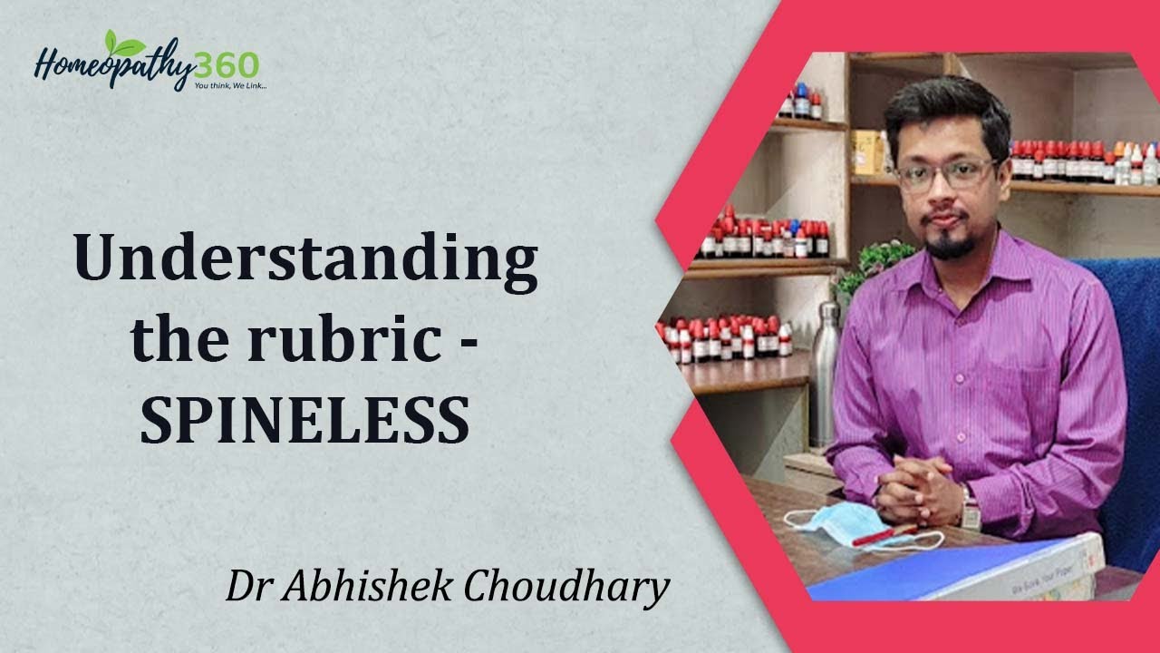 Understanding the rubric - SPINELESS - @Dr Abhishek Choudhary - YouTube