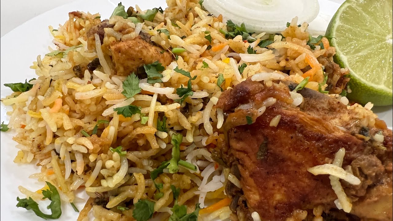 Famous Hyderabad Chicken Dum Biryani | Eid Special Hyd Kachi Chicken ...