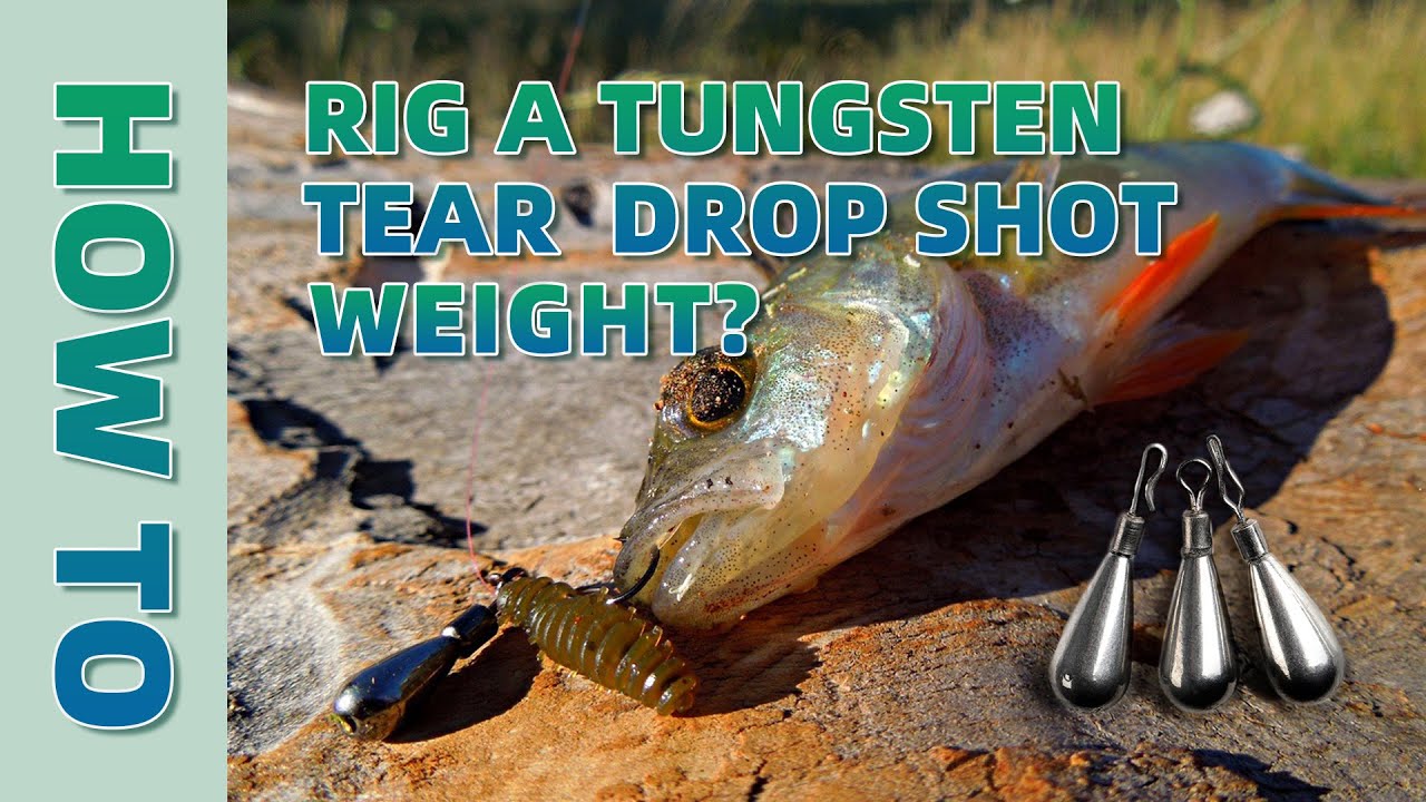 How To Tie a Tungsten Round-Eye Tear Drop Shot Weight? - YouTube